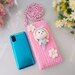 Pink Velvet Cell Phone Purse, Cute Bunny and Flower iPhone Case ...