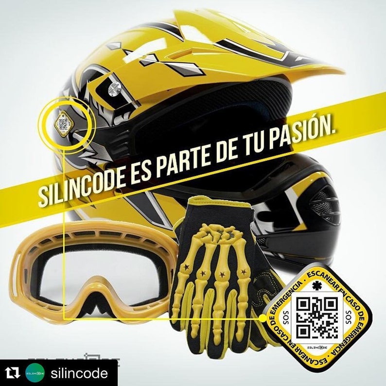 Stiker Qr SOS Adhesive Silincode, Qr Code, Protection, Security ...