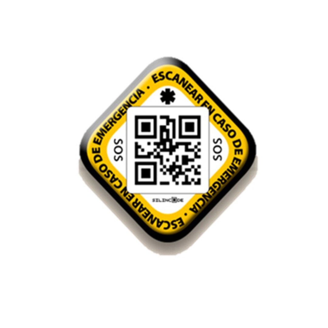 Stiker Qr SOS Adhesive Silincode, Qr Code, Protection, Security ...