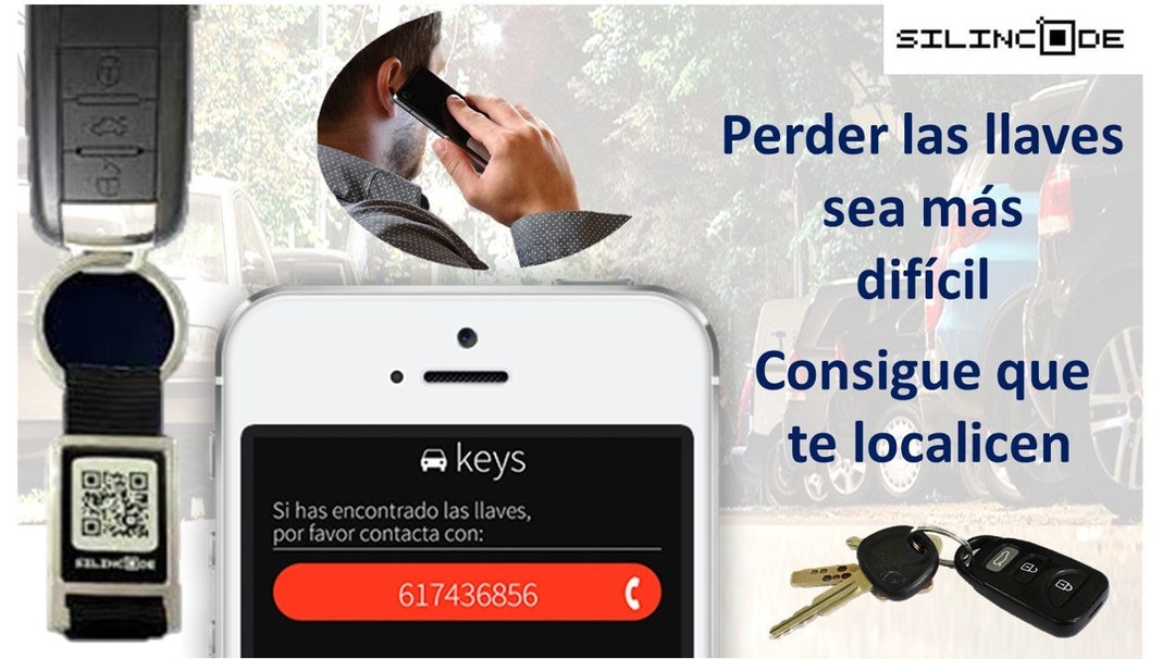 Key QR Code Keychain Recover Keys Silincode, Qr Code, Scan, Locate ...