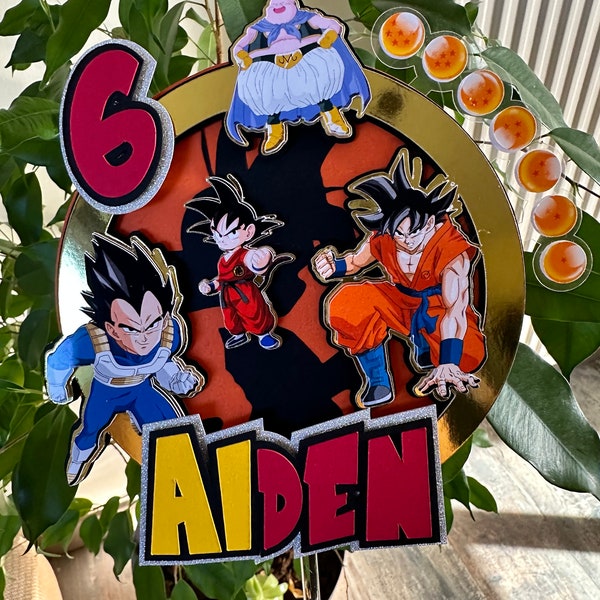 Dragon ball z cake topper - Etsy France