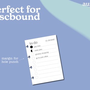 To-do List Printable for Discbound A7 PDF Download - Etsy