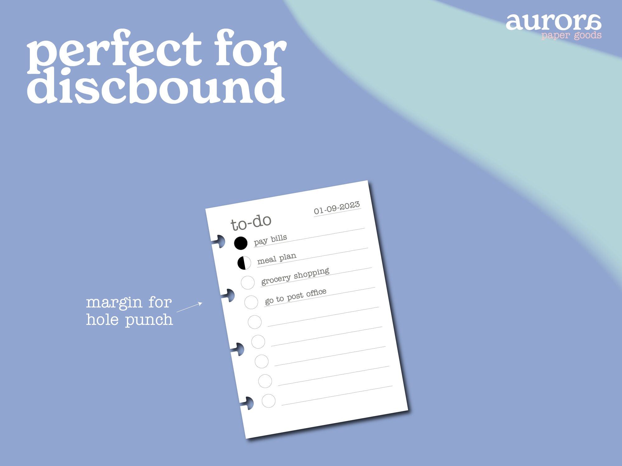 To-do List Printable for Discbound A7 PDF Download - Etsy