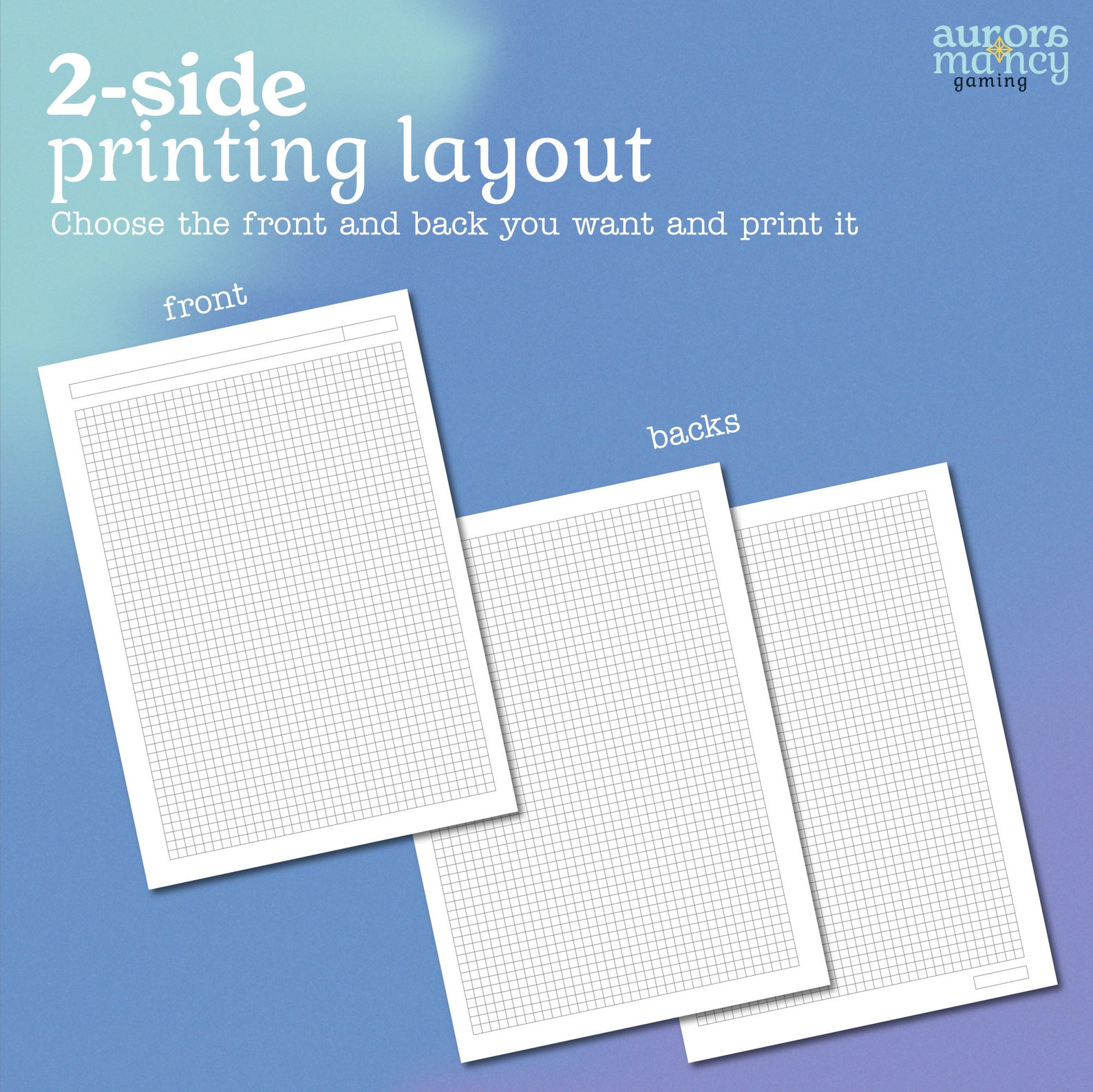 Printable Graph Paper Digital Paper Template A4 & A5 Download PDF - Etsy