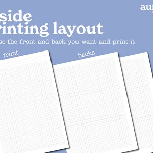 Printable Graph Paper Digital Paper Template A4 & A5 Download PDF - Etsy