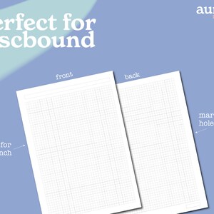 Printable Graph Paper Digital Paper Template A4 & A5 Download PDF - Etsy