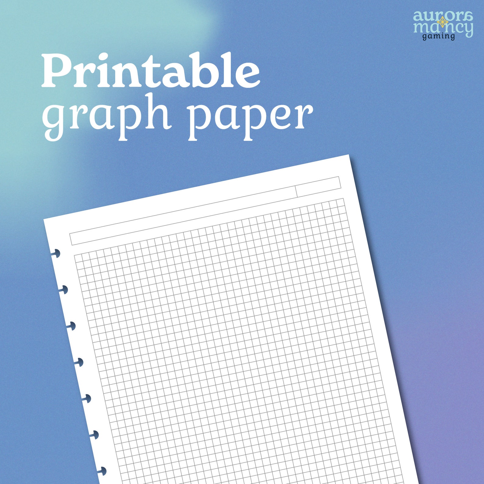 Printable Graph Paper Digital Paper Template A4 & A5 Download PDF - Etsy