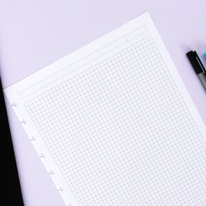 Printable Graph Paper Digital Paper Template A4 & A5 Download PDF - Etsy