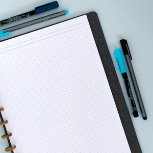 Printable Dot Grid Paper Digital Paper Template A4 & A5 Download PDF - Etsy