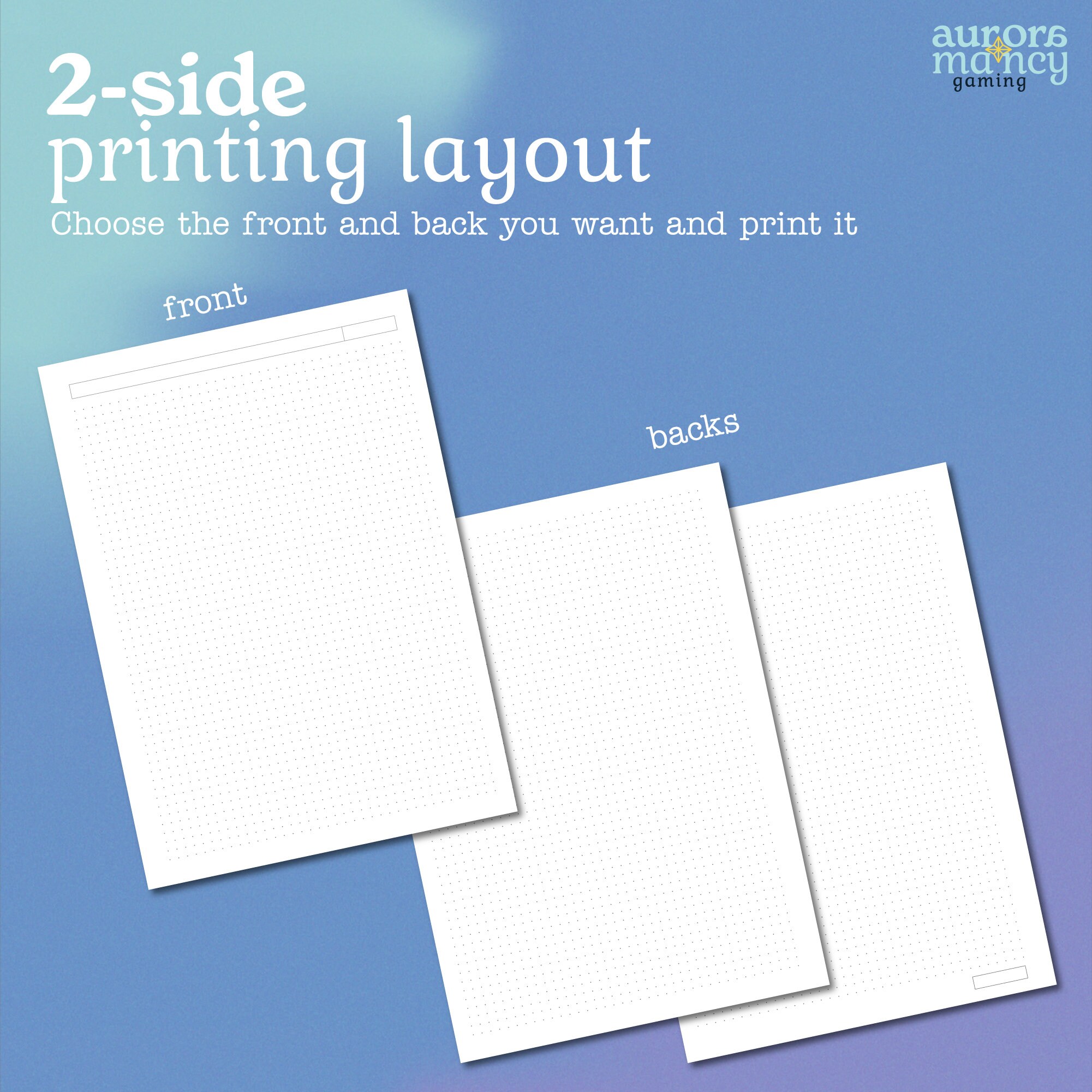 Printable Dot Grid Paper Digital Paper Template A4 & A5 Download PDF - Etsy