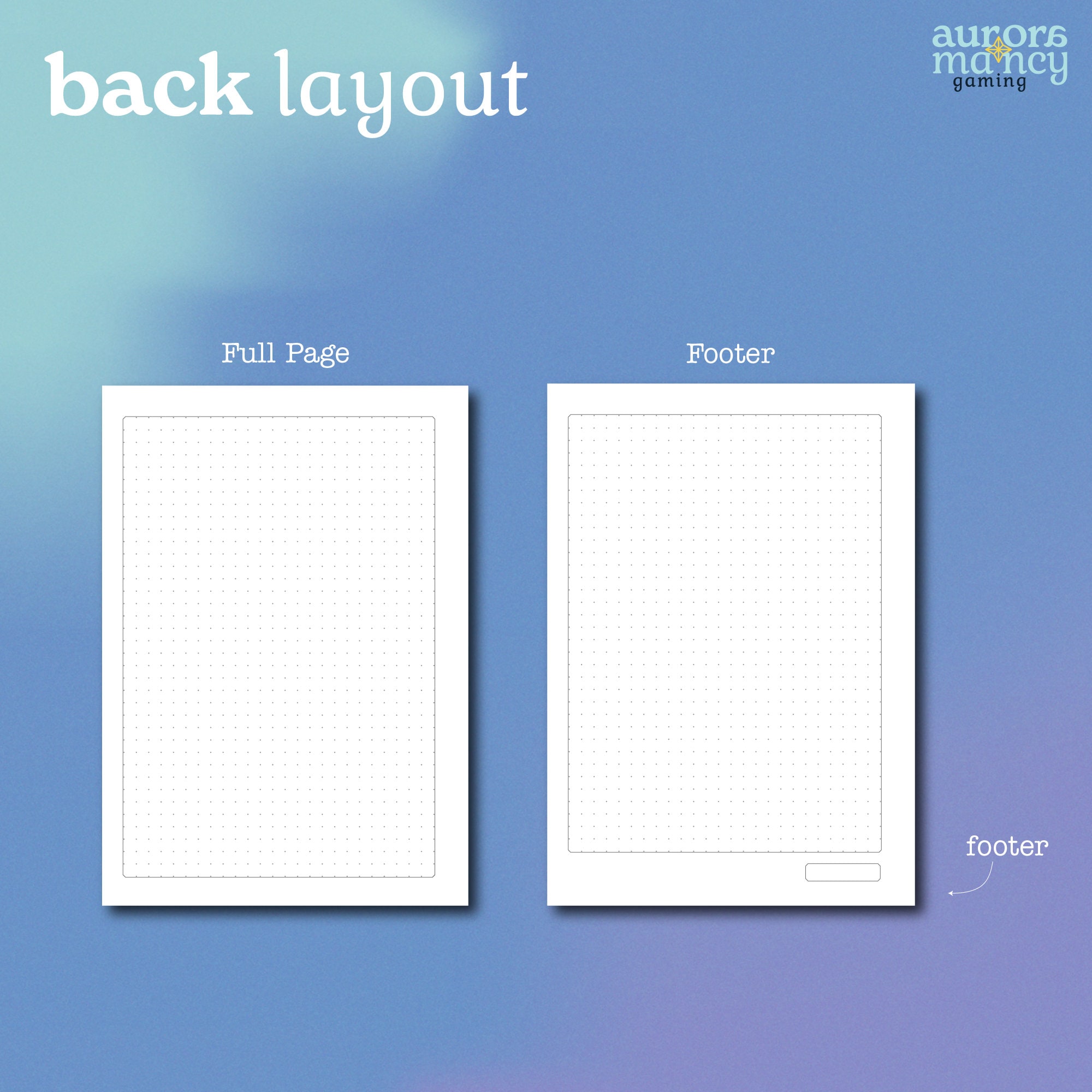 Printable Dot Grid Paper | Digital Paper Template | A5 | Download PDF ...