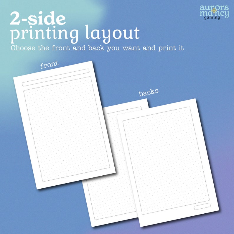 Printable Dot Grid Paper | Digital Paper Template | A5 | Download PDF ...