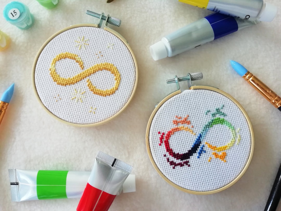 Autism Autistic Neurodivergent Neurodiversity Infinity Symbols in ...