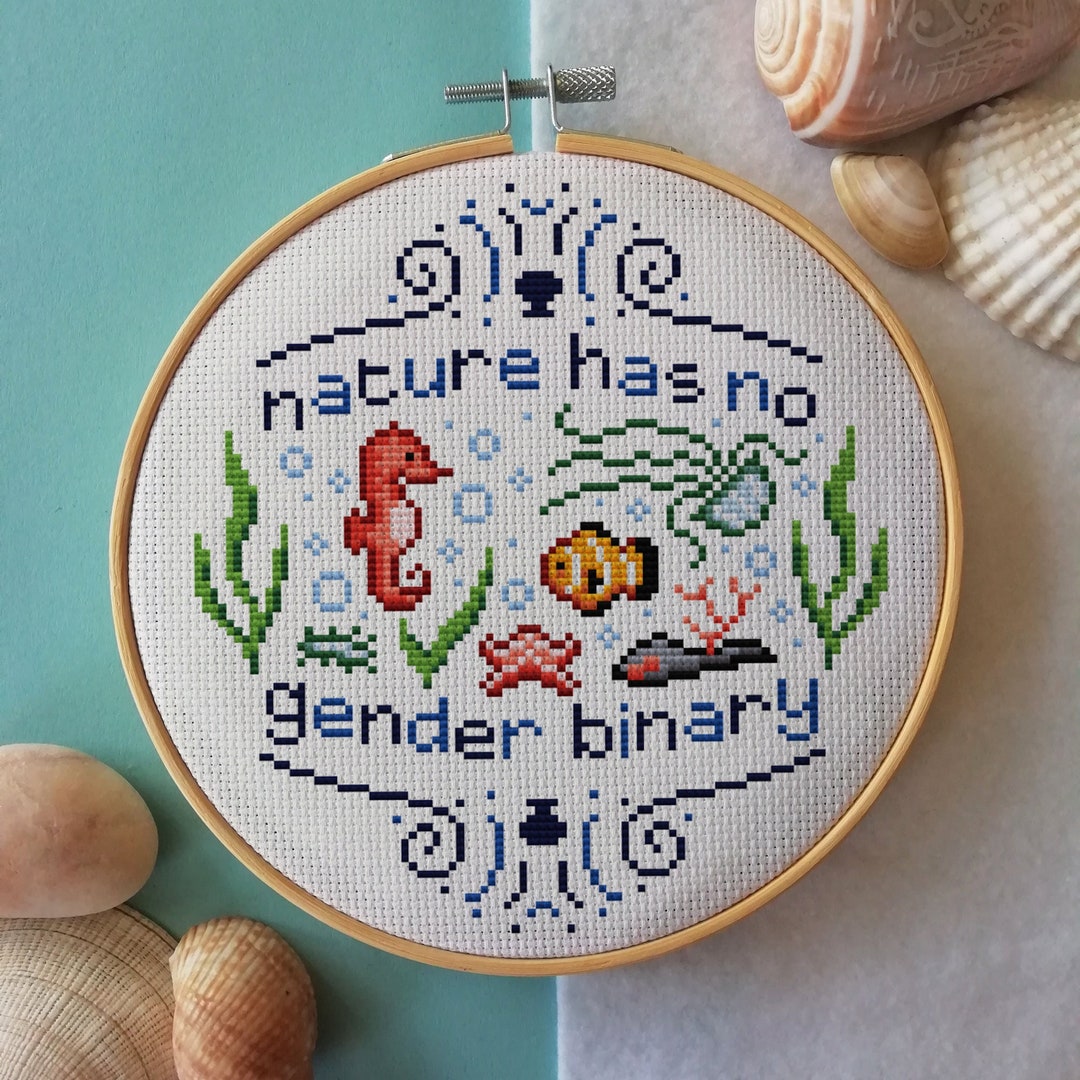 Nature Has No Gender Binary sea Creatures Marine Life Ocean - Etsy