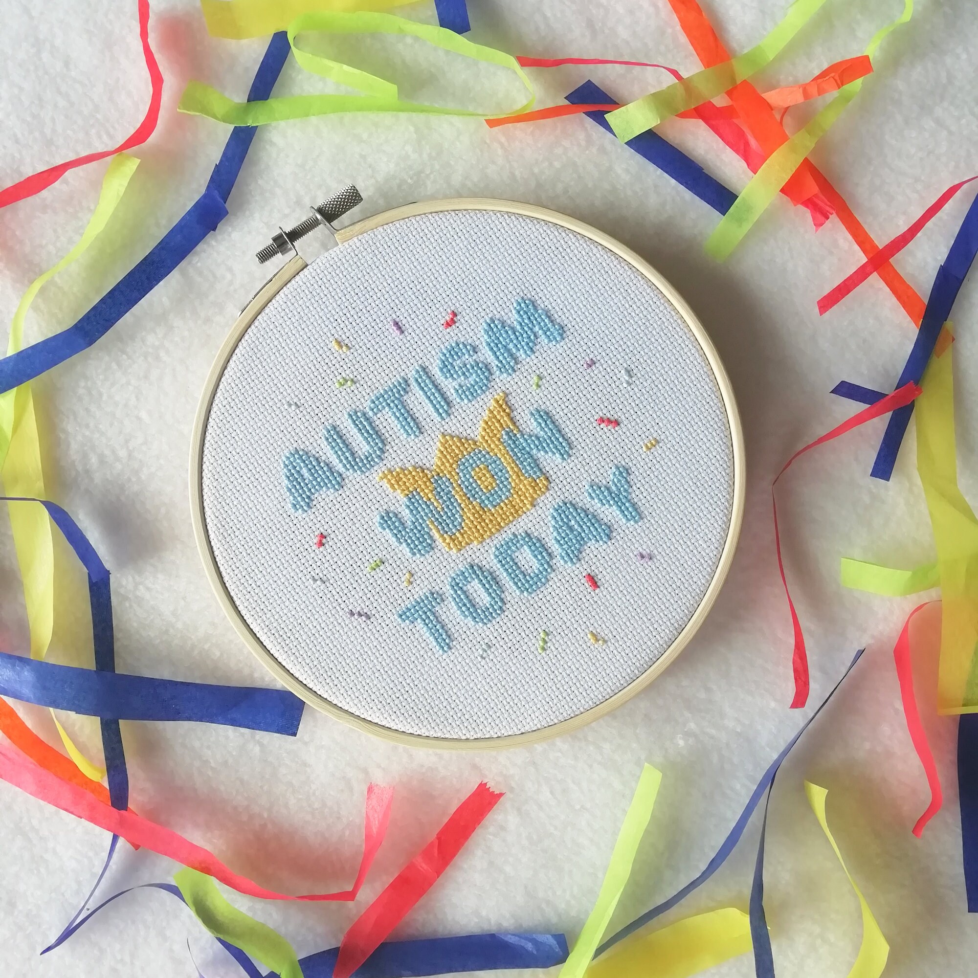 Autism Won Today Cross Stitch Pattern PDF for Autistic and ...