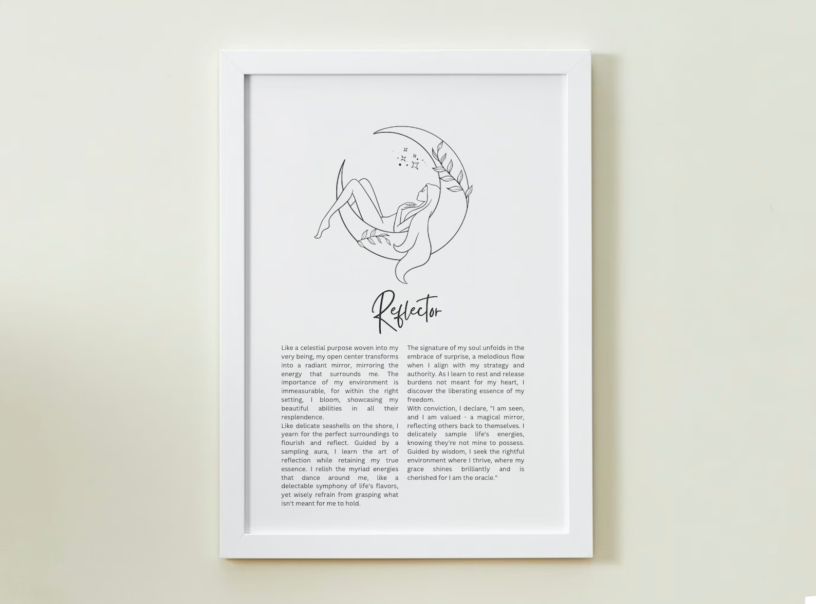 Reflector Human Design Print Instant Download, Energy Type Digital Art ...