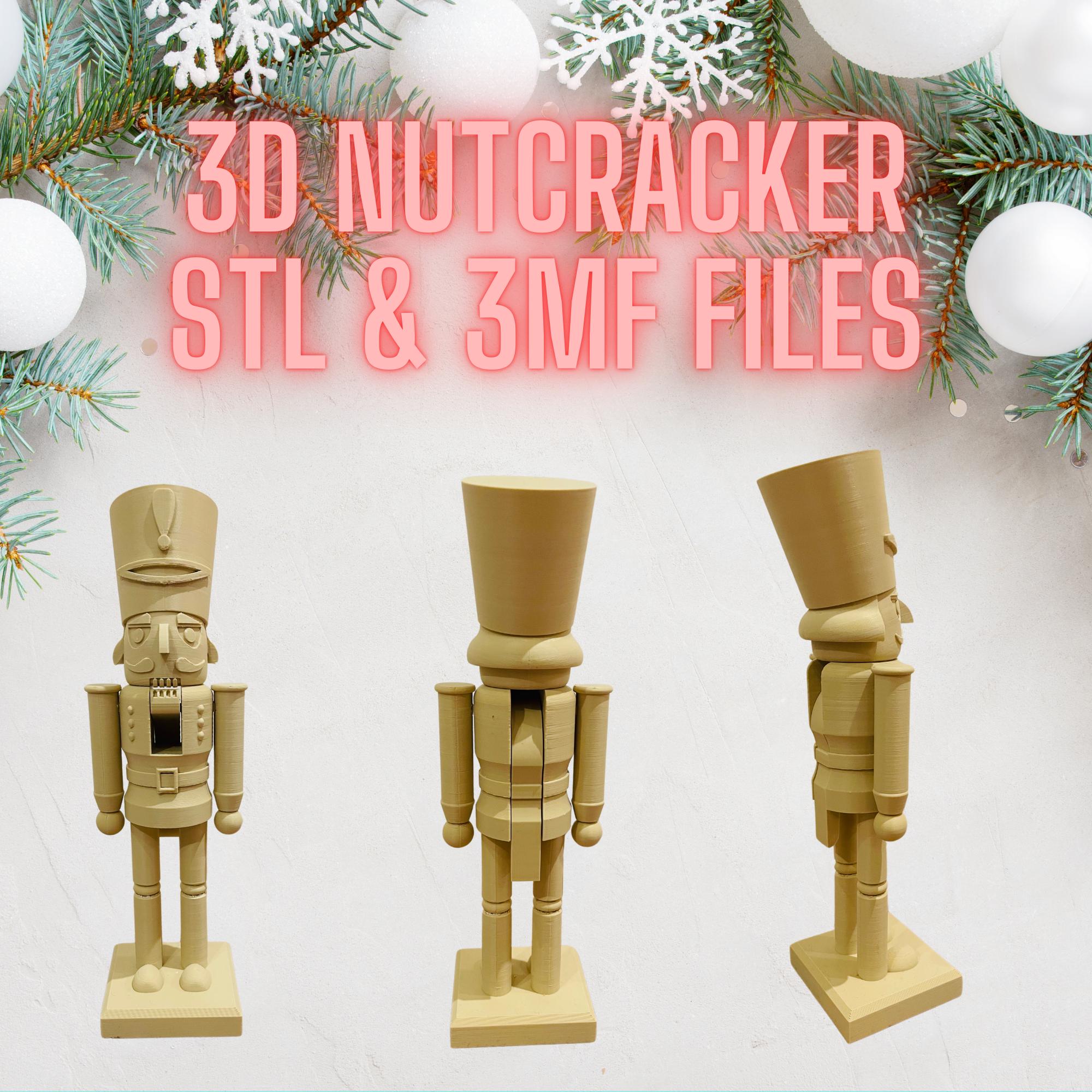Nutcracker Christmas Decoration Digital 3D Printing STL File - Etsy