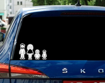 Family Car Decal - Etsy