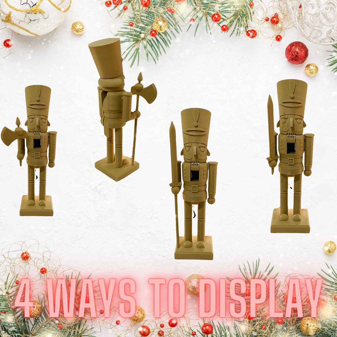 3D Nutcracker Modular - Christmas Nussknacker STL & 3MF - Etsy