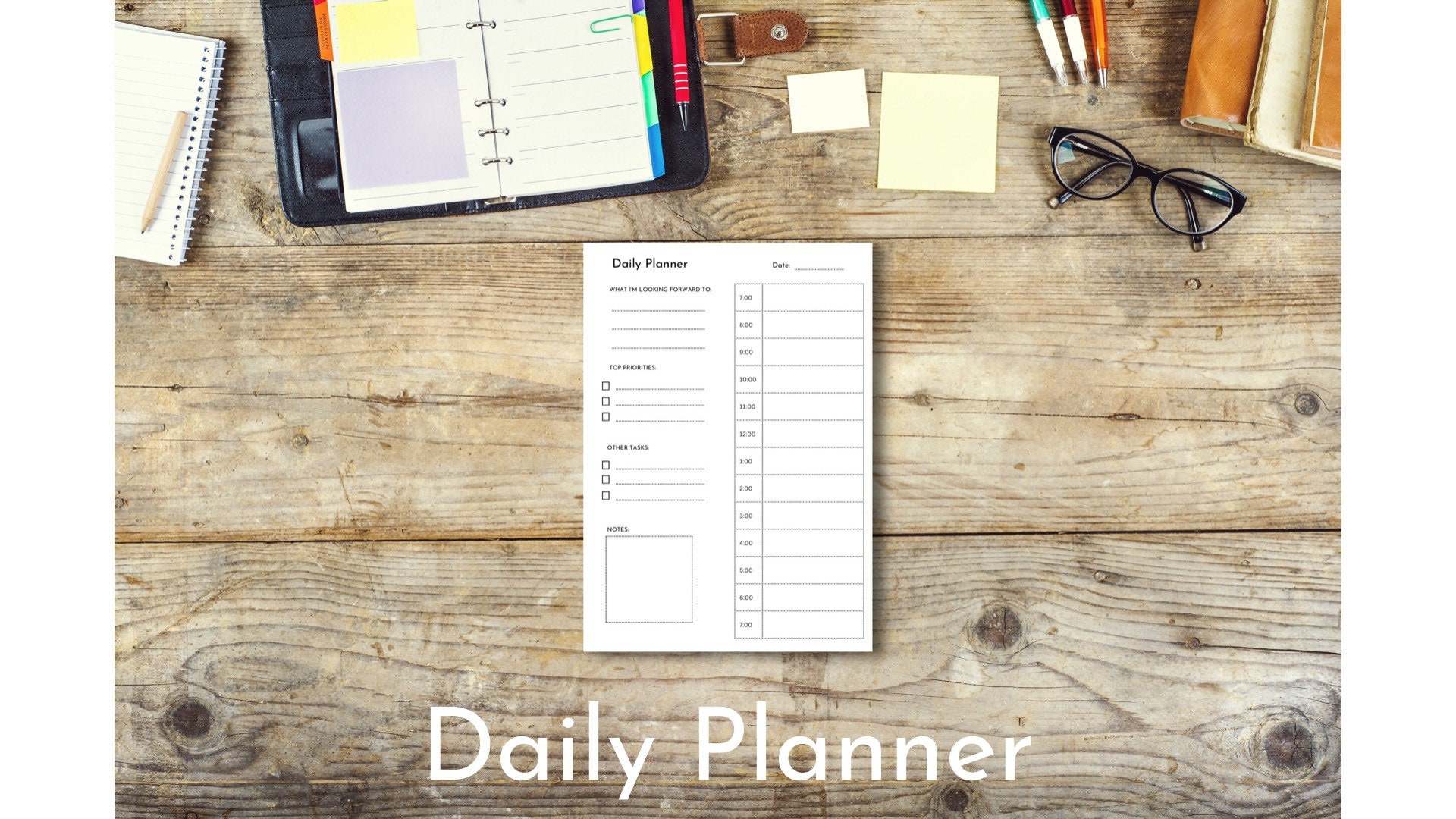 Digital Daily Planner, Goodnotes Planner, iPad 365 Day Planner, Daily ...