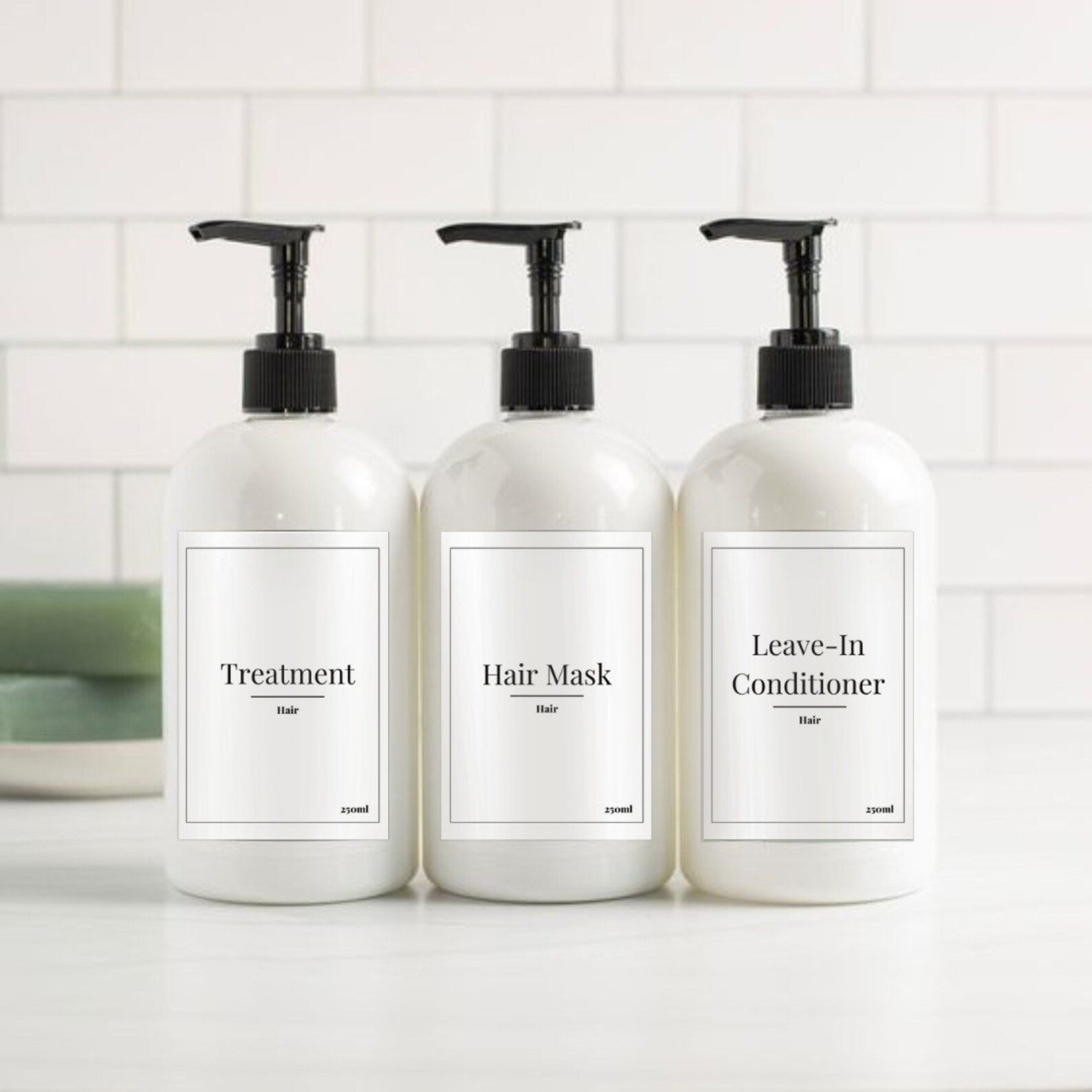 Printable Customizable Minimalist Bathroom Labels, Personalized ...