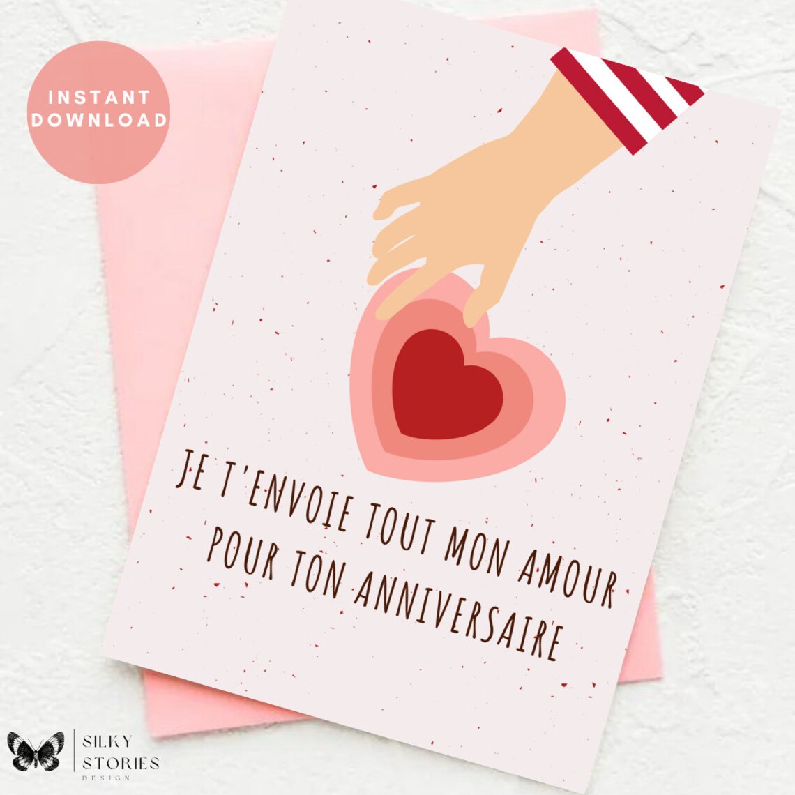 Printable French Birthday Card Sophisticated Birthday Card - Etsy