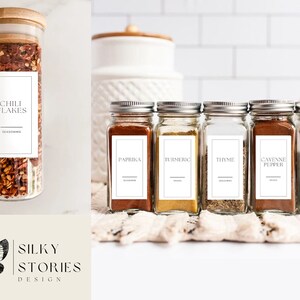 Printable Minimalist Pantry Label Set - Customizable Household Labels ...