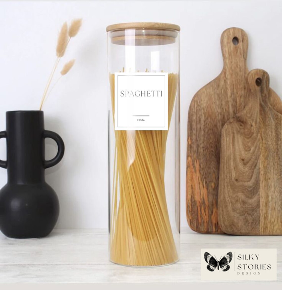 Printable Minimalist Pantry Label Set Customizable Household Labels ...