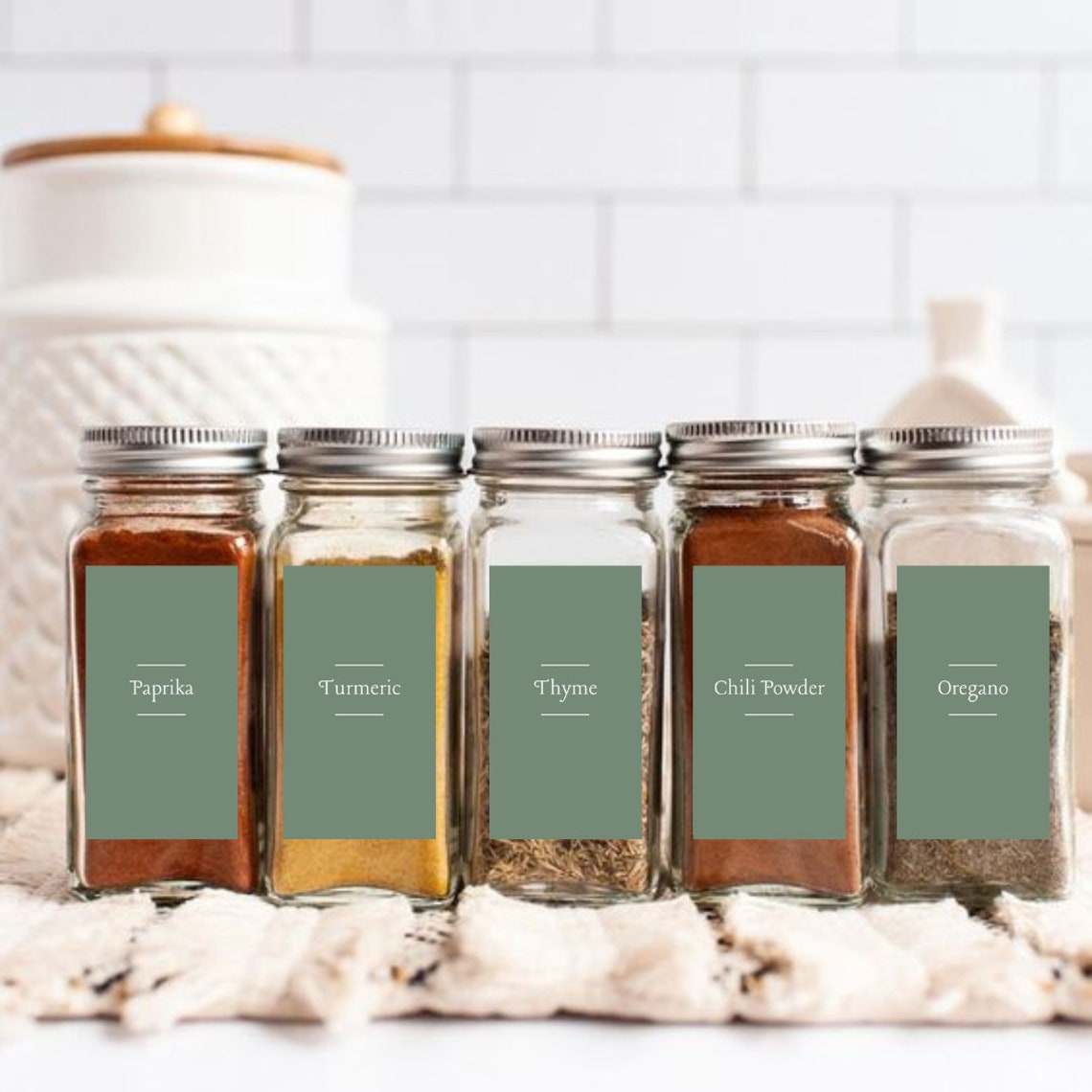 Printable Pantry Labels, Spice Label Set, Printable Kitchen Labels ...