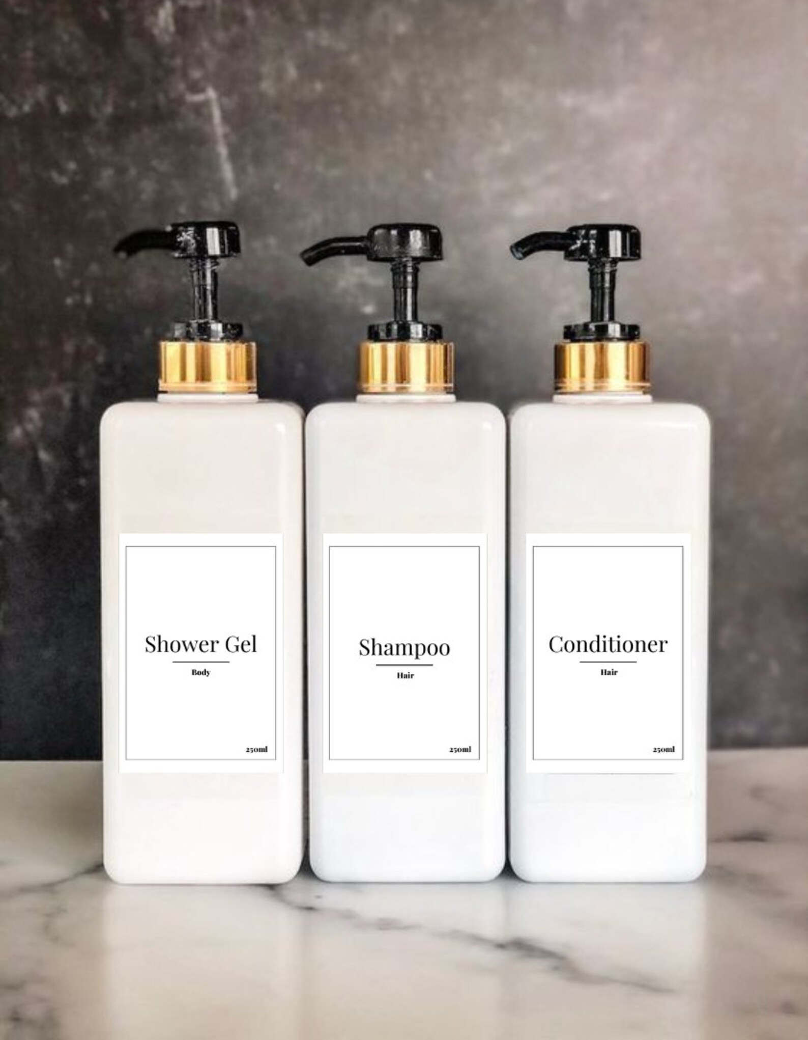 Printable Customizable Minimalist Bathroom Labels, Personalized ...