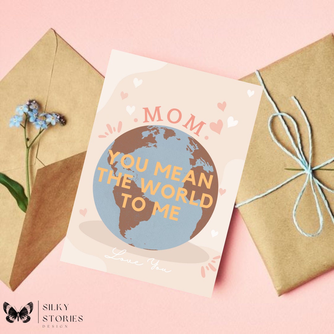 Printable Mother's Day Card, Card for Mom, Mother's Day Gift Card ...