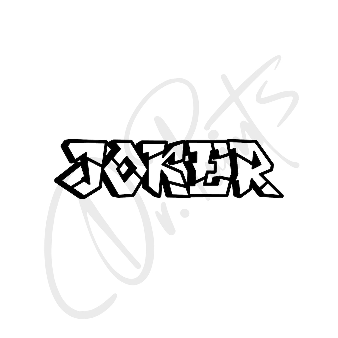 Joker Decal Joker Sticker Joker Car Decal Joker Car Sticker - Etsy