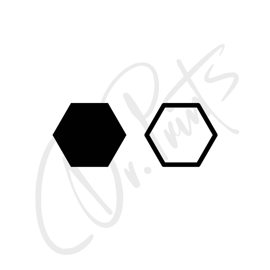 Hexagon Car Decal Set Hexagon Set Stickers Hexagon Sticker Hexagon ...