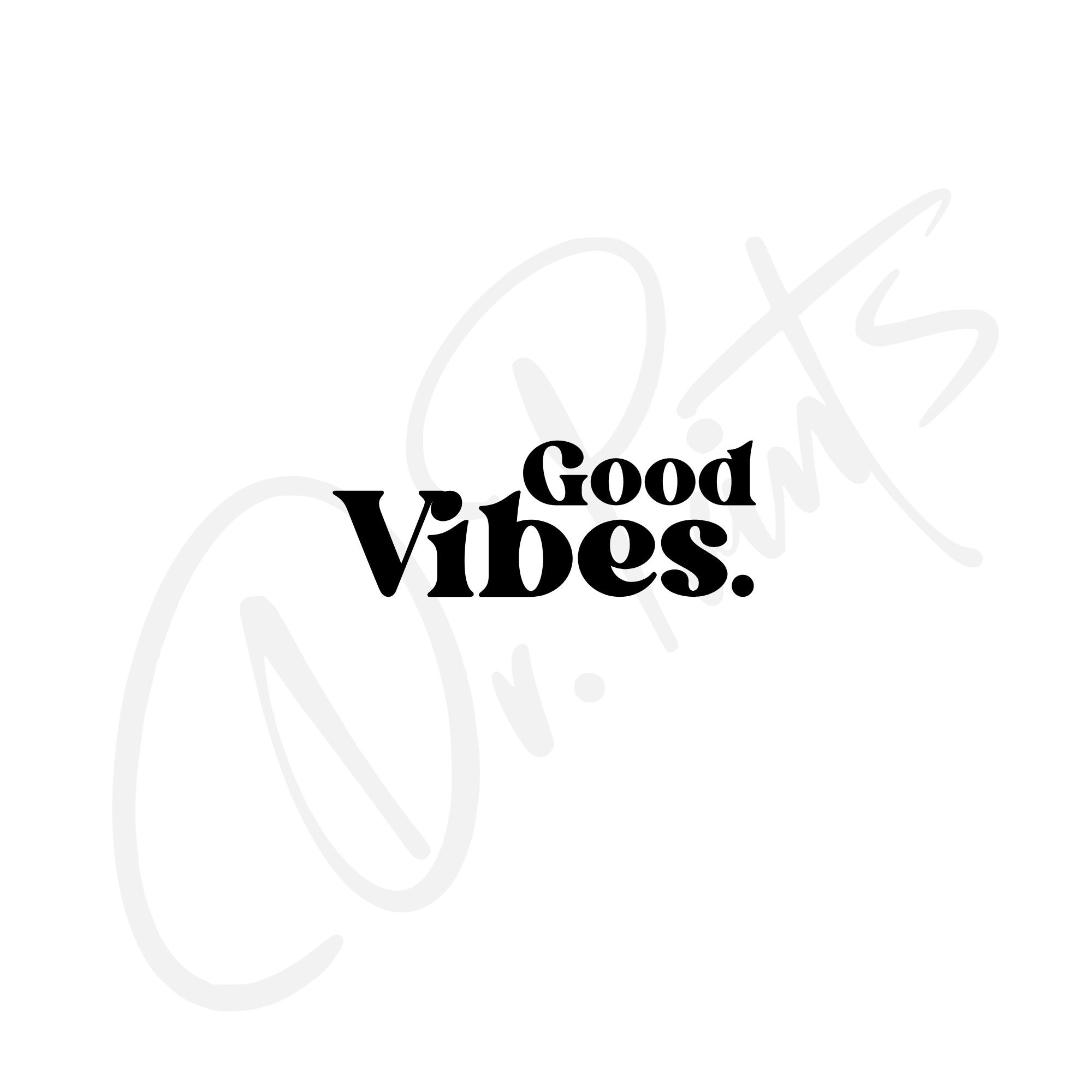 Good Vibes Decal Good Vibes Sticker Good Vibes Car Decal Good Vibes Car ...