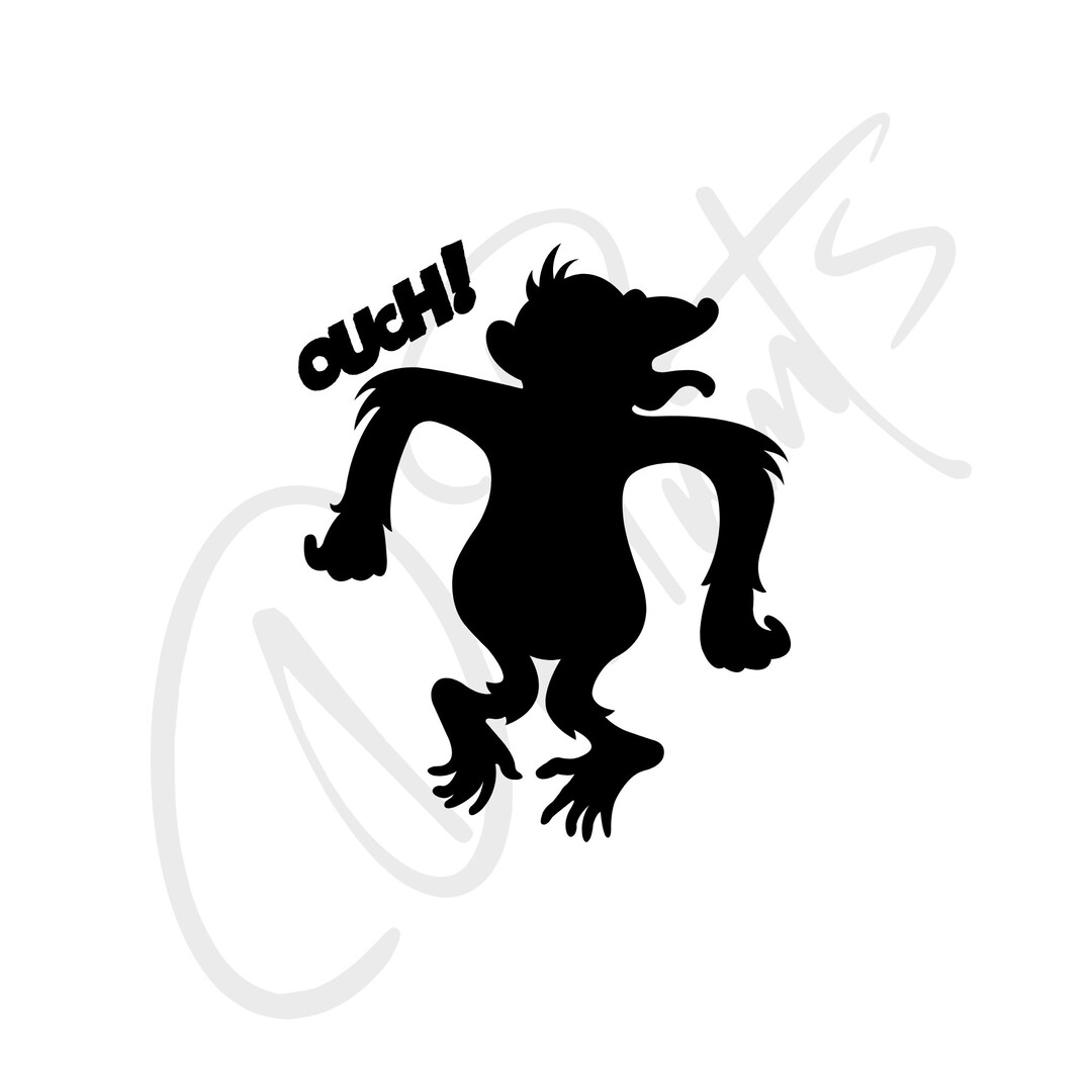 Splash Car Sticker Ouch Car Sticker Ouch Car Decal Splash Monkey ...