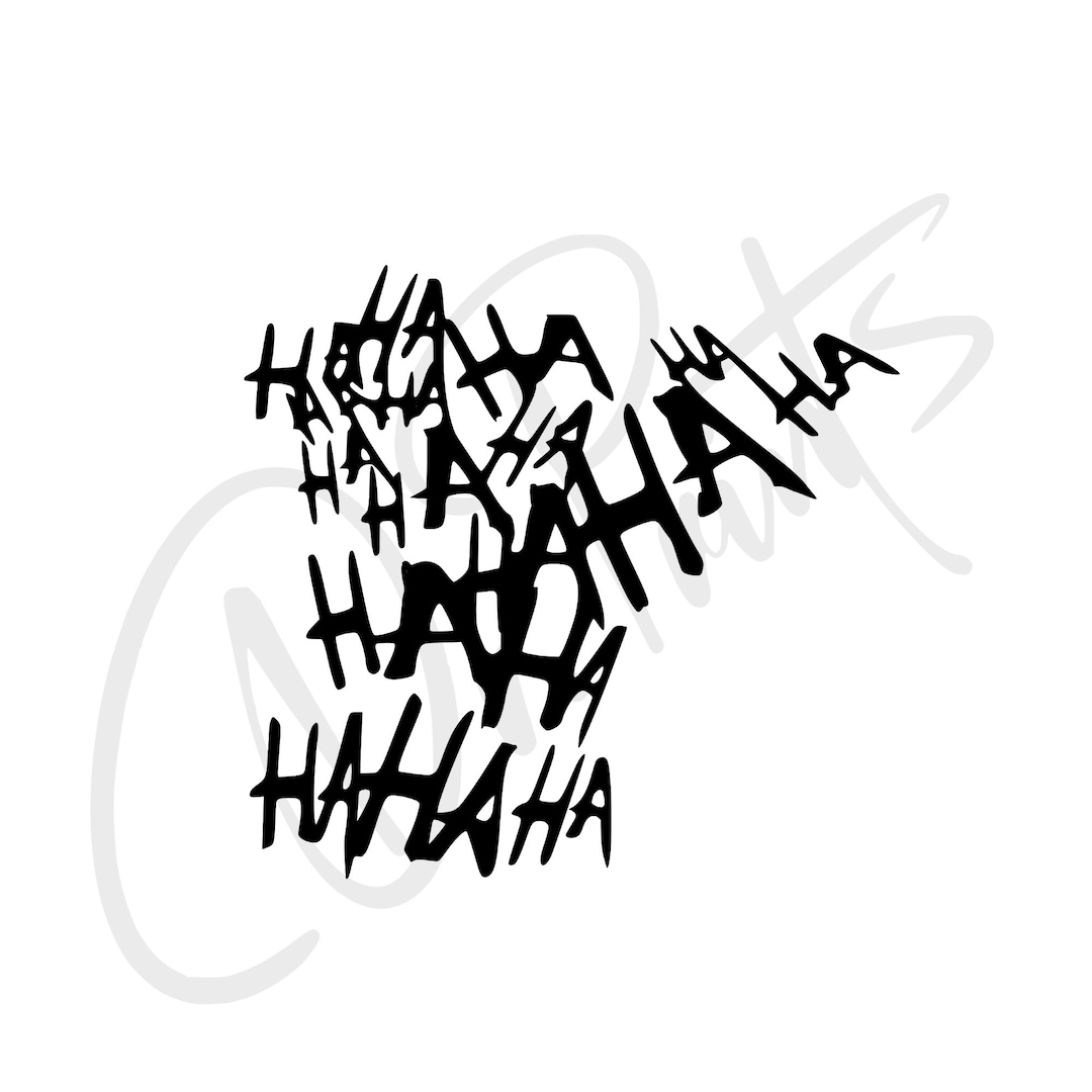 Haha Car Sticker Haha Sticker Hahaha Decal Funny Car Sticker Scary Car ...