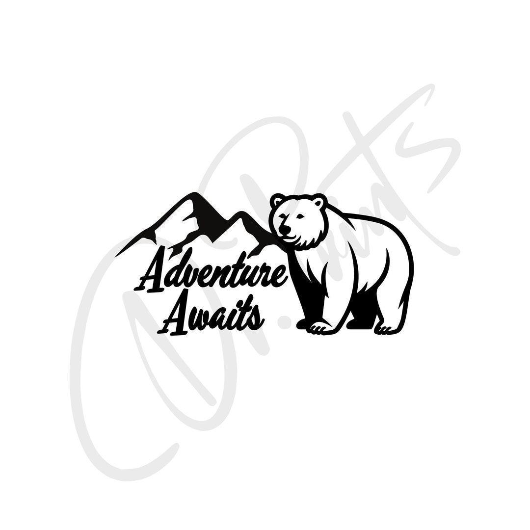 Adventure Awaits Decal Adventure Car Decal Camping Car Decal Camping ...