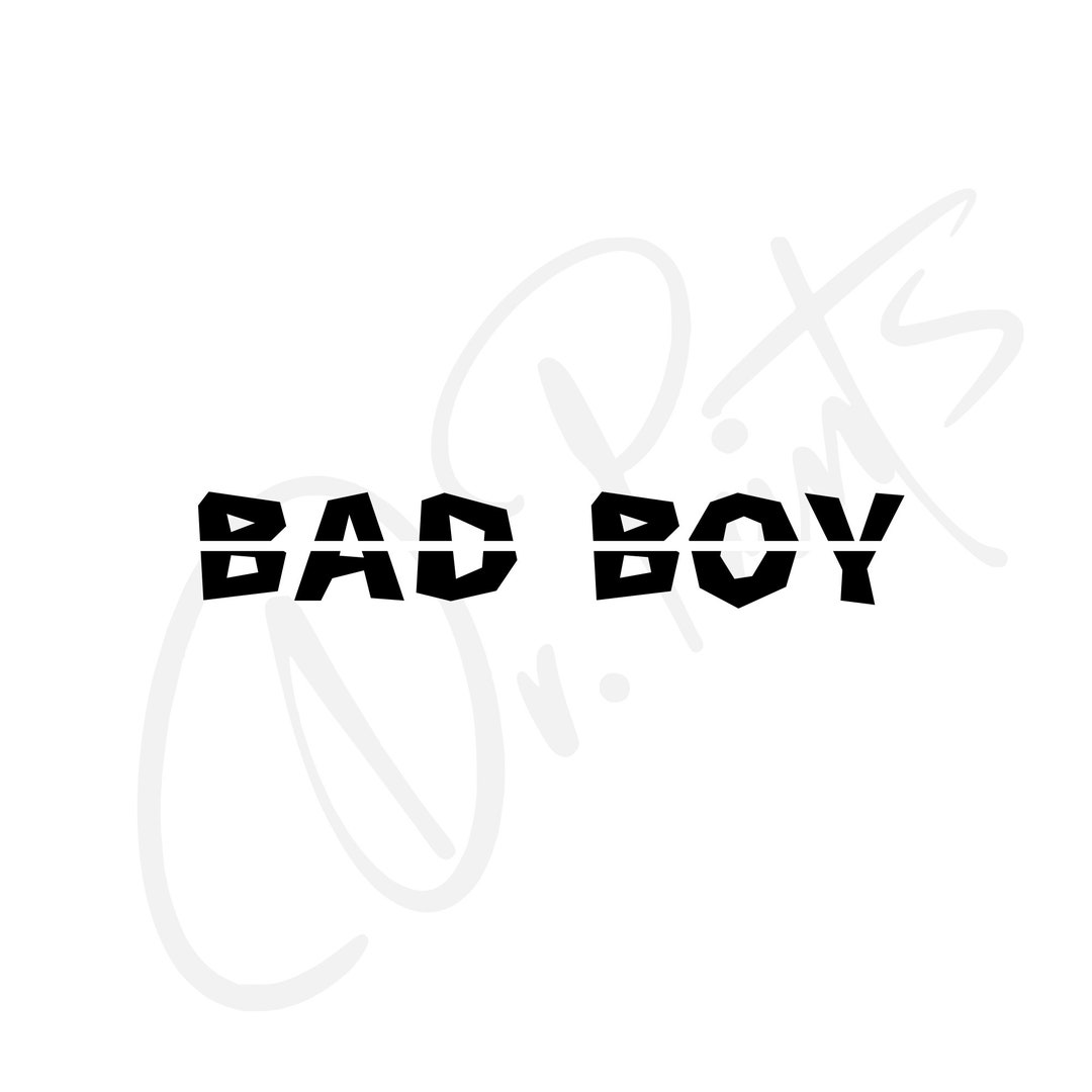 Bad Boy Decal Bad Boy Sticker Bad Boy Car Decal Bad Boy Car Stikcer - Etsy