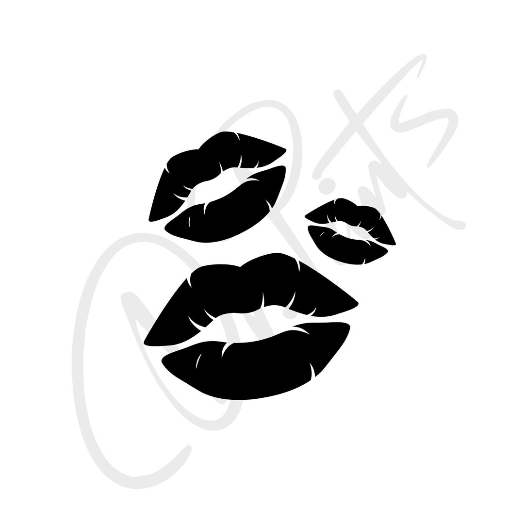 Lips Car Decal Kiss Car Decal Lips Decals Lips Stickers Kiss Decals ...