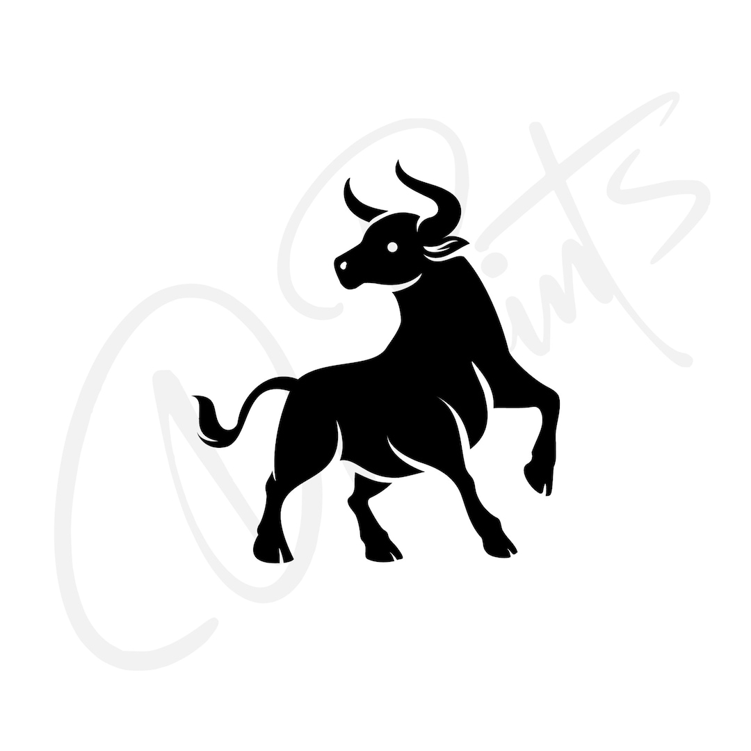 Bull Car Sticker Bull Car Decal Bull Sticker Bull Decal - Etsy