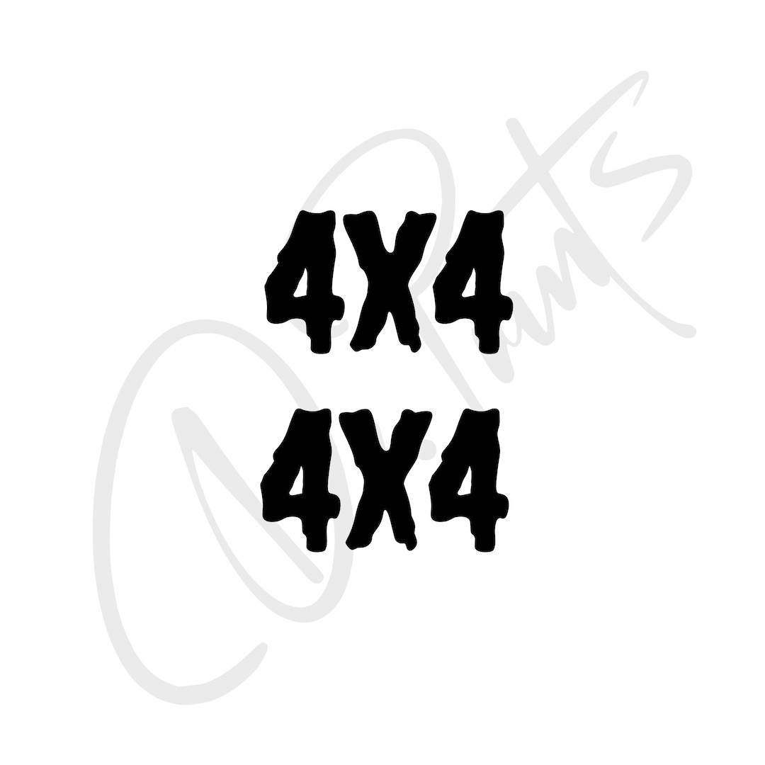 4x4 Car Decal 4x4 Car Sticker off Road Decal off Road Car Sticker ...