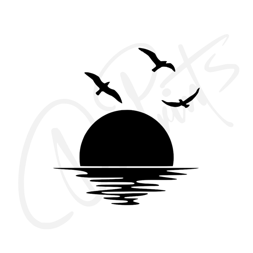 Sunset Decal Sunset Sticker Sea Decal Sea Sticker Sunset Car Decal ...