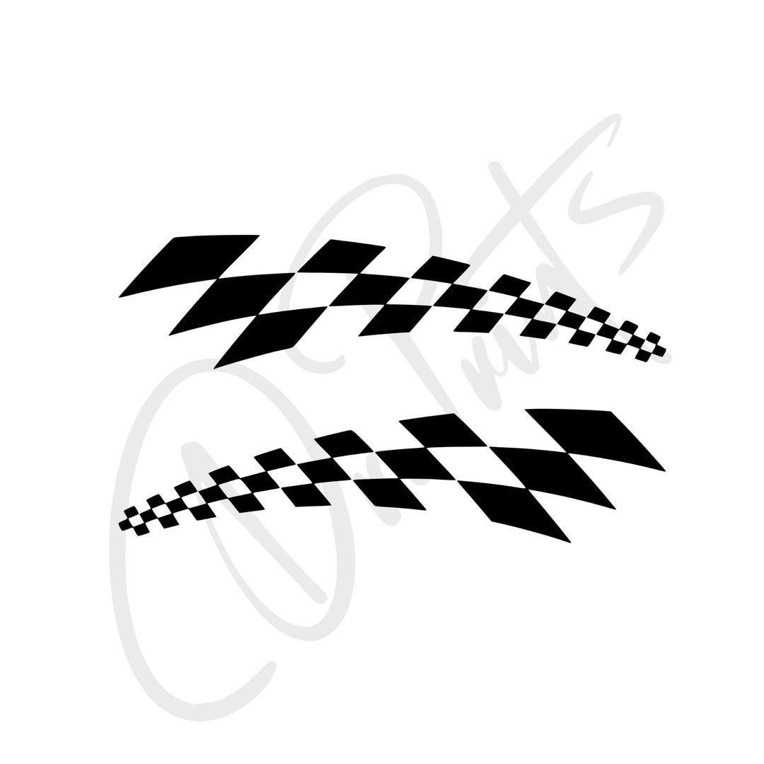 Racing Sticker Racing Car Sticker Set of 2 Motor Bike Decal Hexagon ...