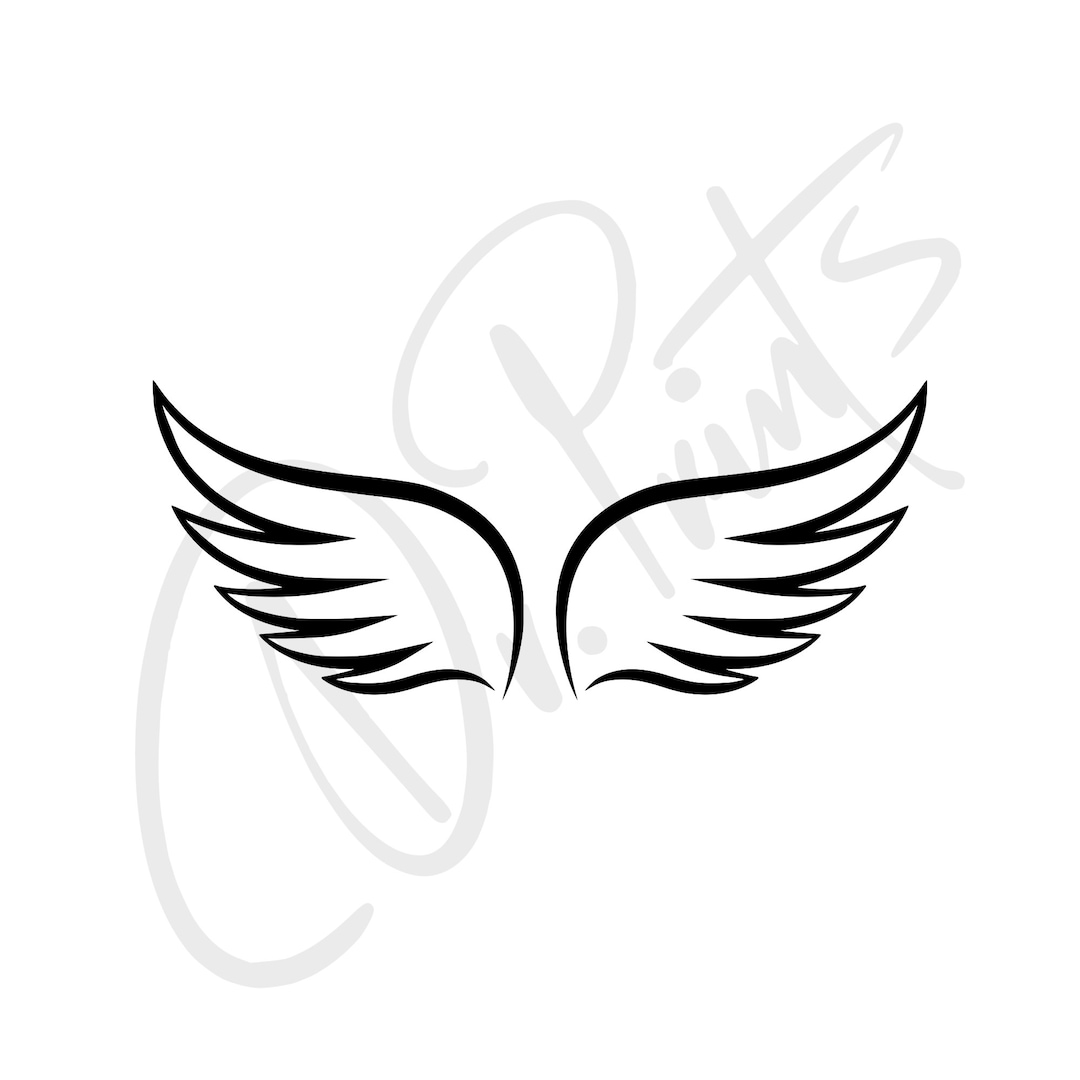 Wings Decal Wings Car Sticker Wings Set of 2 Vinyl Decal Wings Car ...