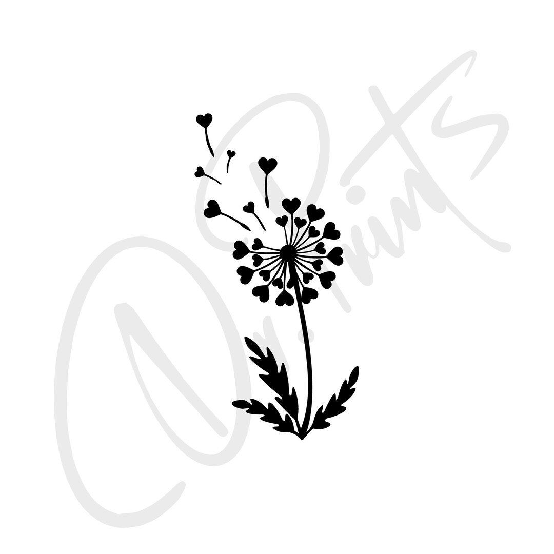 Dandelion Car Decal Dandelion Sticker Dandelion Car Sticker Dandelion ...