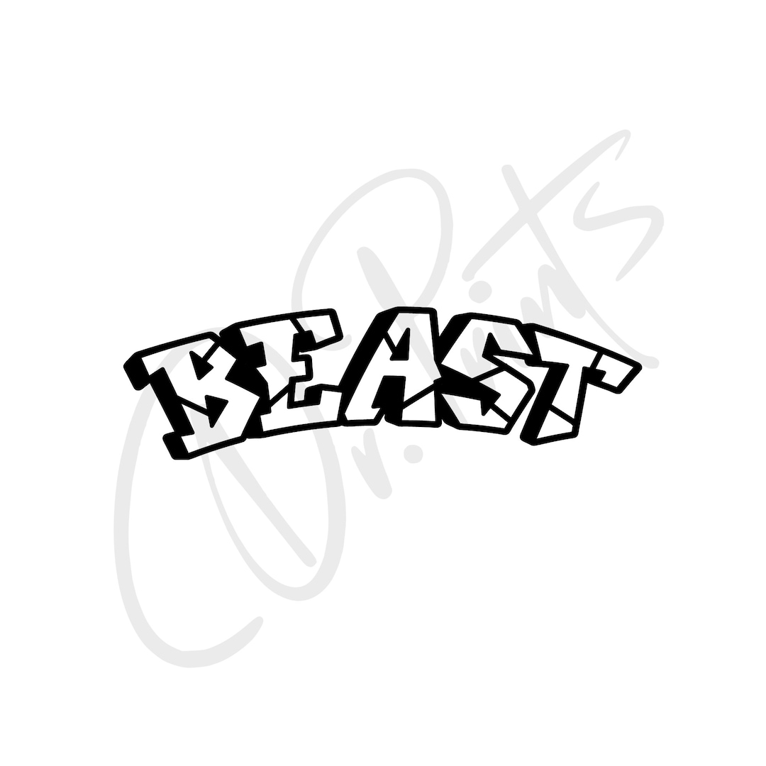 Beast Car Decal Beast Car Sticker Beast Decal Beast Sticker Beast Mode ...