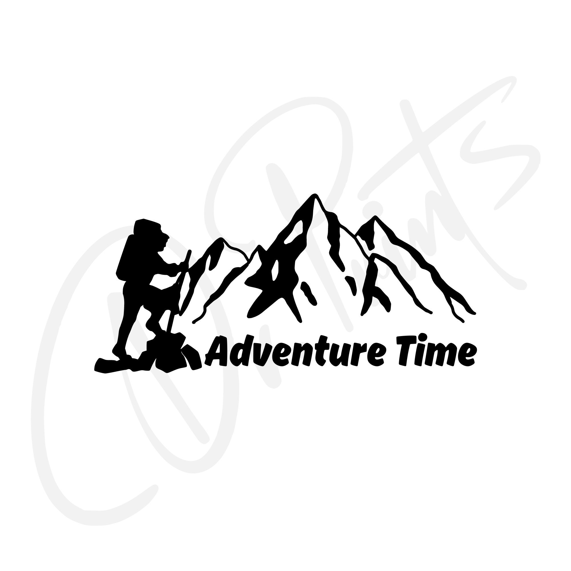 Adventure Time Decal Camping Truck Decal Camping Car Sticker Adventure ...