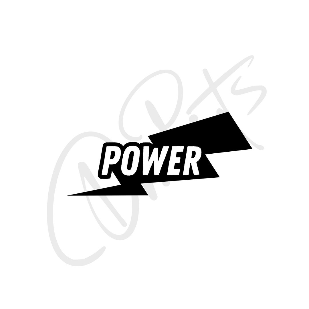 Power Car Decal Power Car Sticker Power Decal Power Sticker Flash Decal ...