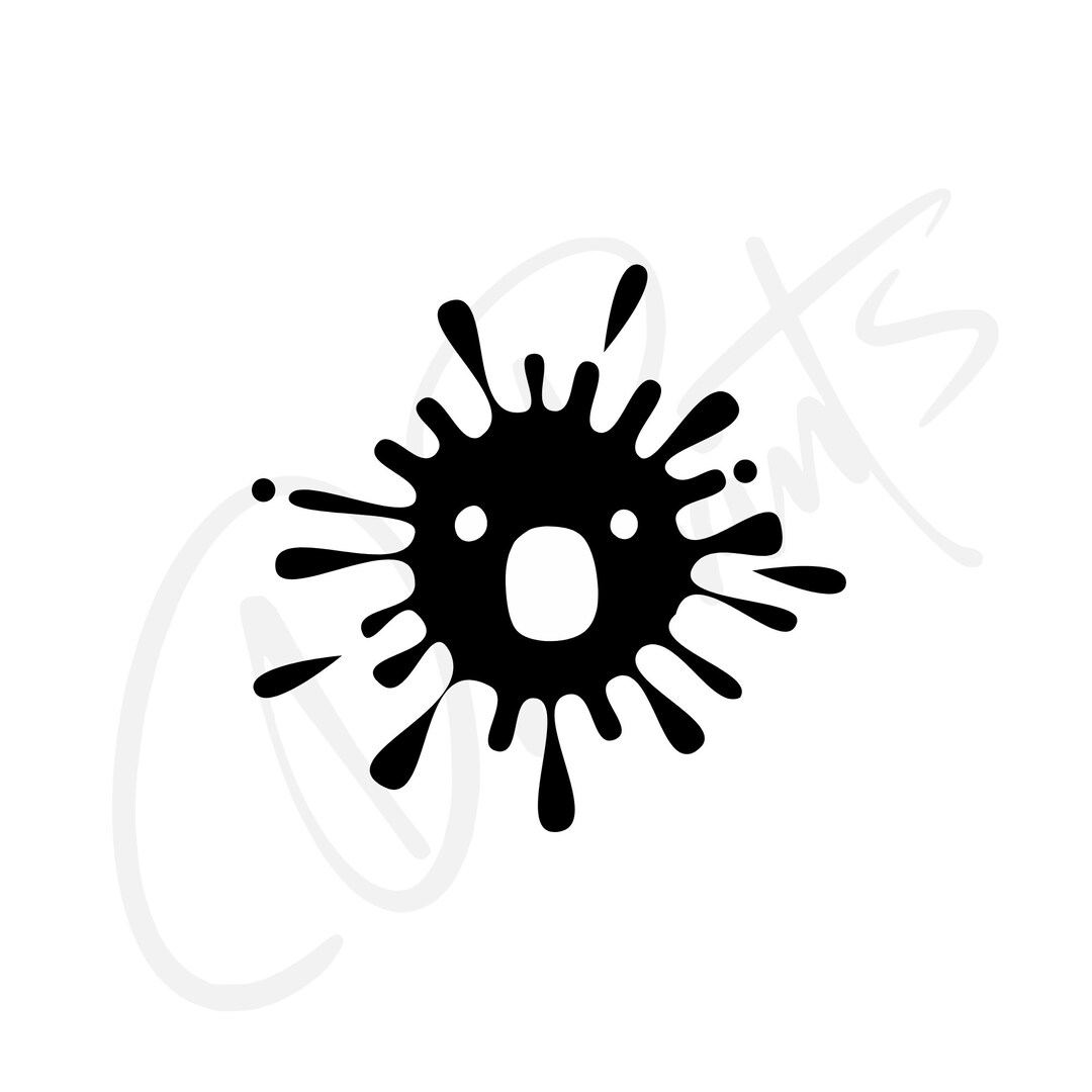 Keep the Distance Splash Decal Splash Sticker Splash Car Hit Car Patch ...