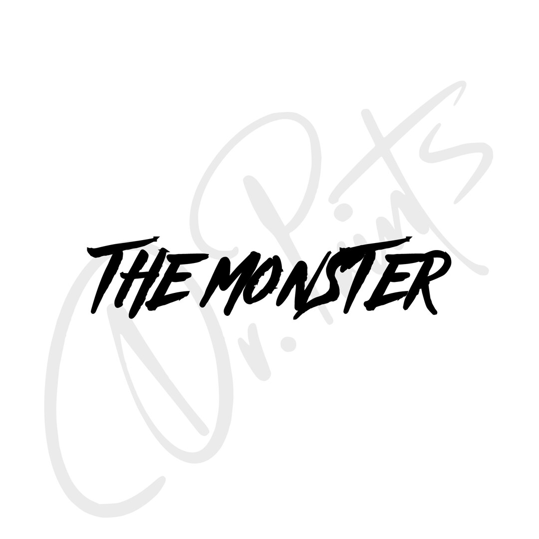 The Monster Decal the Monster Car Sticker Monster Car Decal Monster Car ...